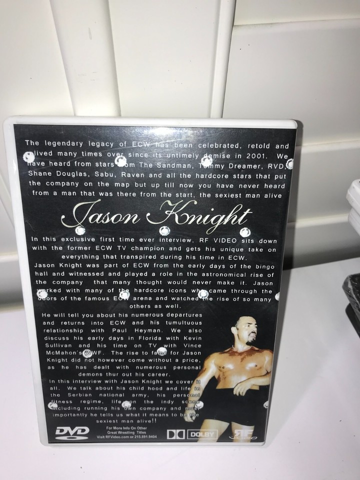 ECW WRESTLING JASON KNIGHT SHOOT INTERVIEW RF VIDEO DVD NEW | eBay