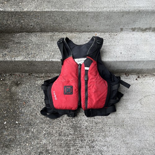 Astral Norge Adult S/M Kayaking or Sailing Red PFD Life Jacket Vest | eBay