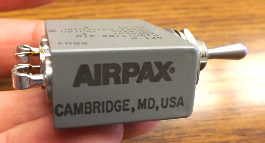 1+EA+NOS+AIRPAX+240V+CIRCUIT+BREAKER+TOGGLE+SWITCH+P%2FN+M39019%2F02 ...