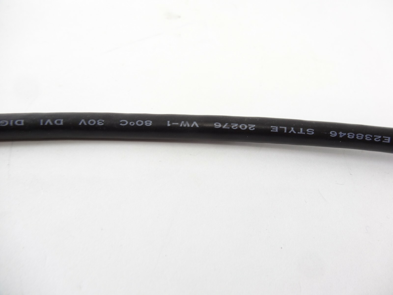 27" Male To Male DVI-D Splitter Cable (Black) AWM E238846 Style 20276 ...