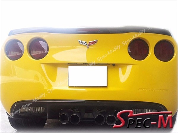 2005-2013 Chevy Corvette C6 Z06 ZR1 CF REAL Carbon Fiber Rear Diffuser ...