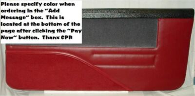 1984 1987 Pontiac Firebird & Trans Am Door Panel Pair Preassembled | eBay