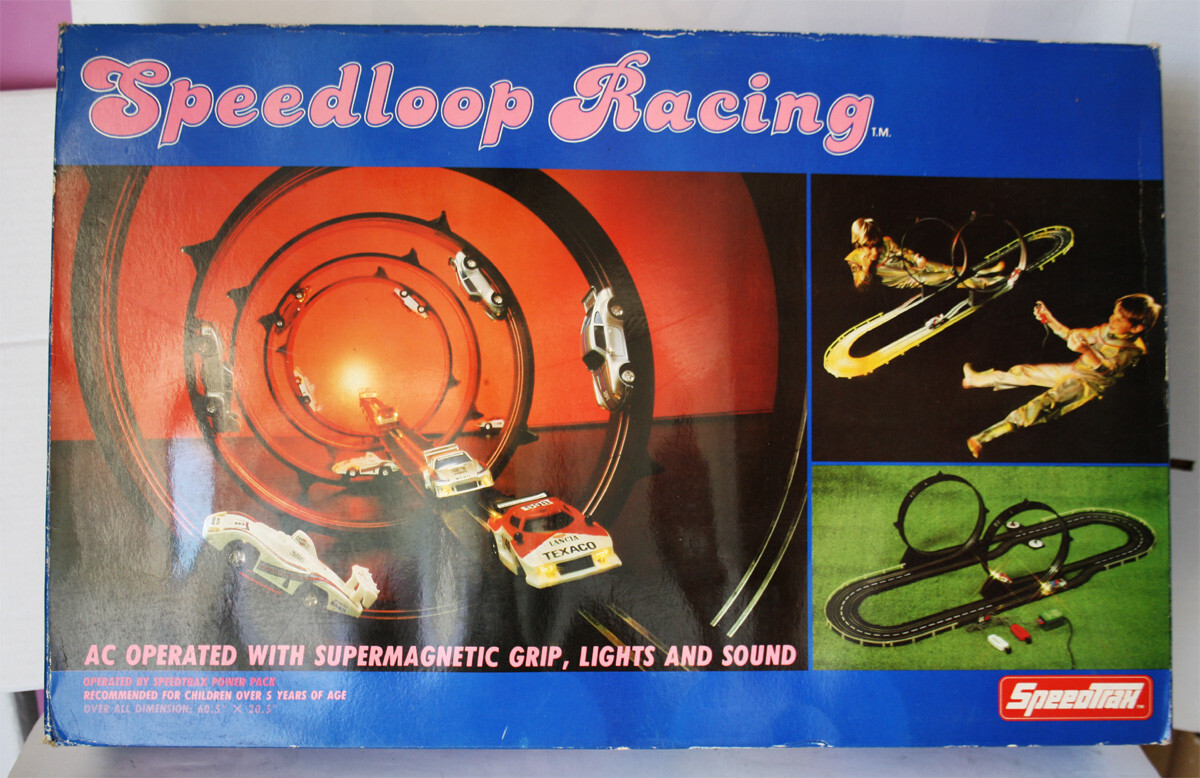 VINTAGE 80'S SPEEDLOOP RACING SLOT CAR RACE SET SPEEDTRAX LANCIA STRATOS ARTIN ! | eBay