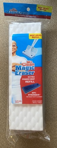 Mr Clean Magic Eraser Extra Power Mop Head Refill Type A NEW IN PACKAGE ...