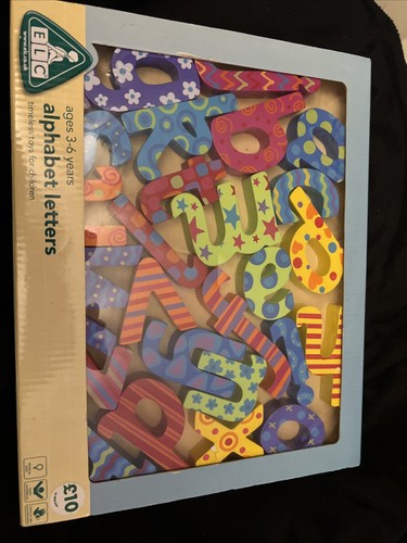 3D English Alphabet Letters Wooden Early Learning ELC Children Toy ...