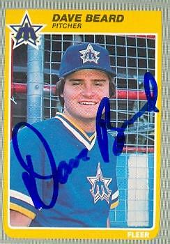 Dave Beard autographed Baseball Card (Seattle Mariners) 1985 Fleer #483 ...