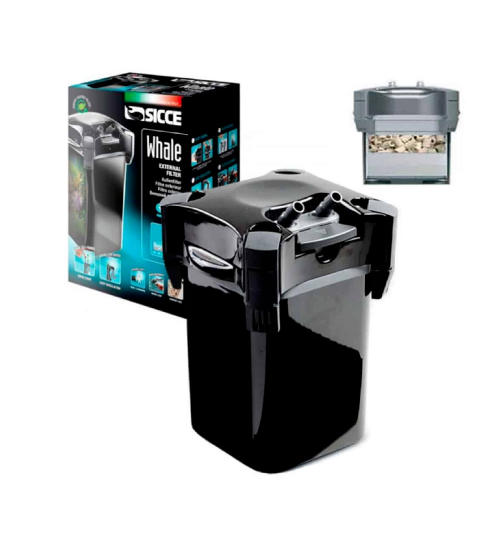SICCE WHALE 120 EXTERNAL CANISTER FILTER for AQUARIUM WATER 140 GPH | eBay