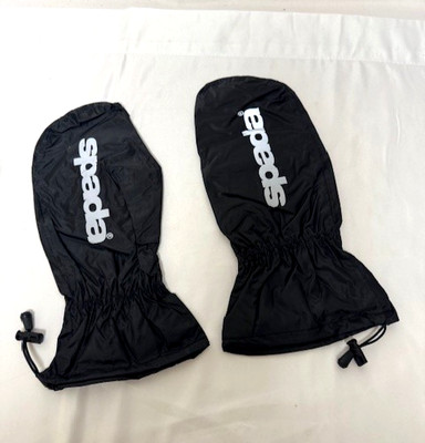 Spada Acqua Shield Waterproof Overmitts for Motorcycle Gloves in Black ...