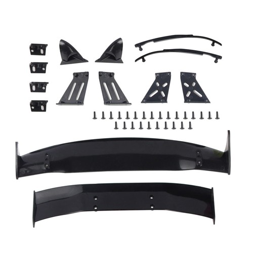 Bhuuno 1/10 Rc Car Parts Diy Rear Spoiler Wing Replacement Flat Car ...