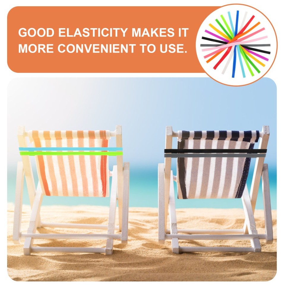 13 Pcs Beach Chair Strap Towel Clips for Chairs Band Bands Lounge | eBay