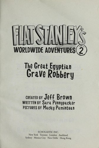 The Great Egyptian Grave Robbery Flat Stanley's Worldwide Adventu | eBay