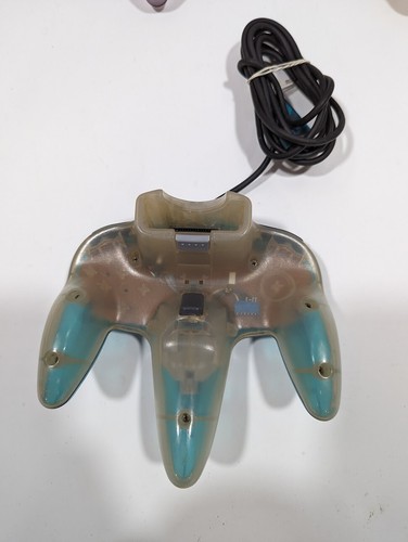 Loose Nintendo N64 Ice Blue Watermelon Red Controller OEM Funtastic ...