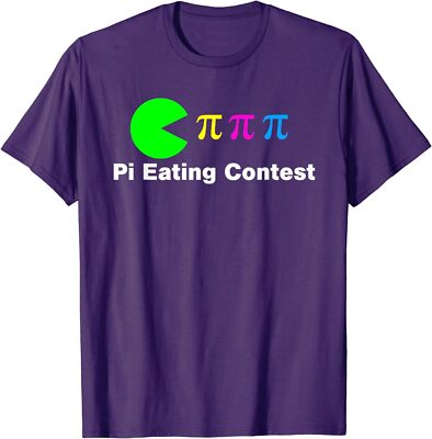 Funny Pi Day Math Science Pi Eating Contest Mix Unisex T-Shirt | eBay