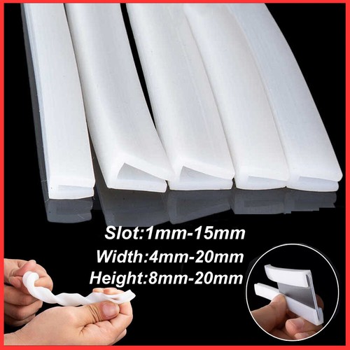 Silicone Rubber Edging Trim U-Shape Strip Edge Protector Window Door ...