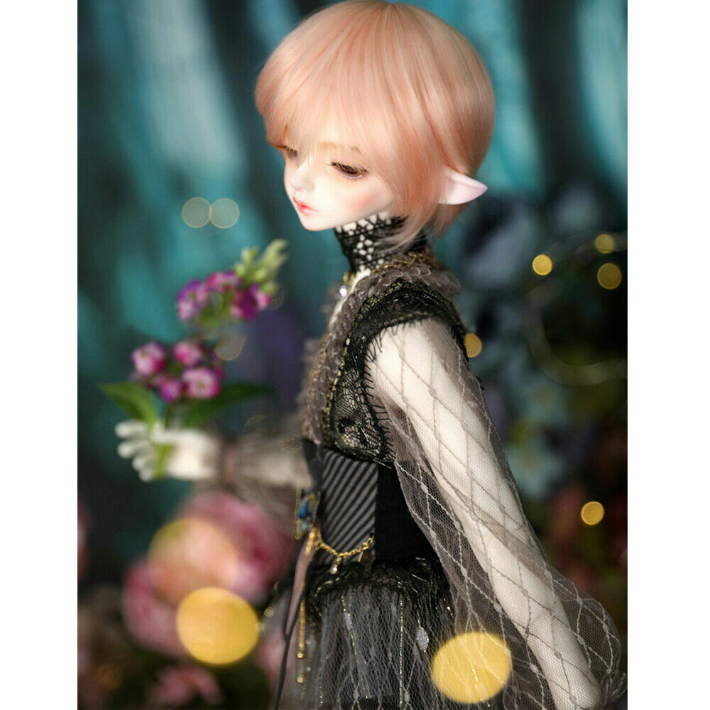 BJD 1/4 Dolls MSD Demon Elf Boy Resin Jointed Eyes Makeup Wig Clothes ...
