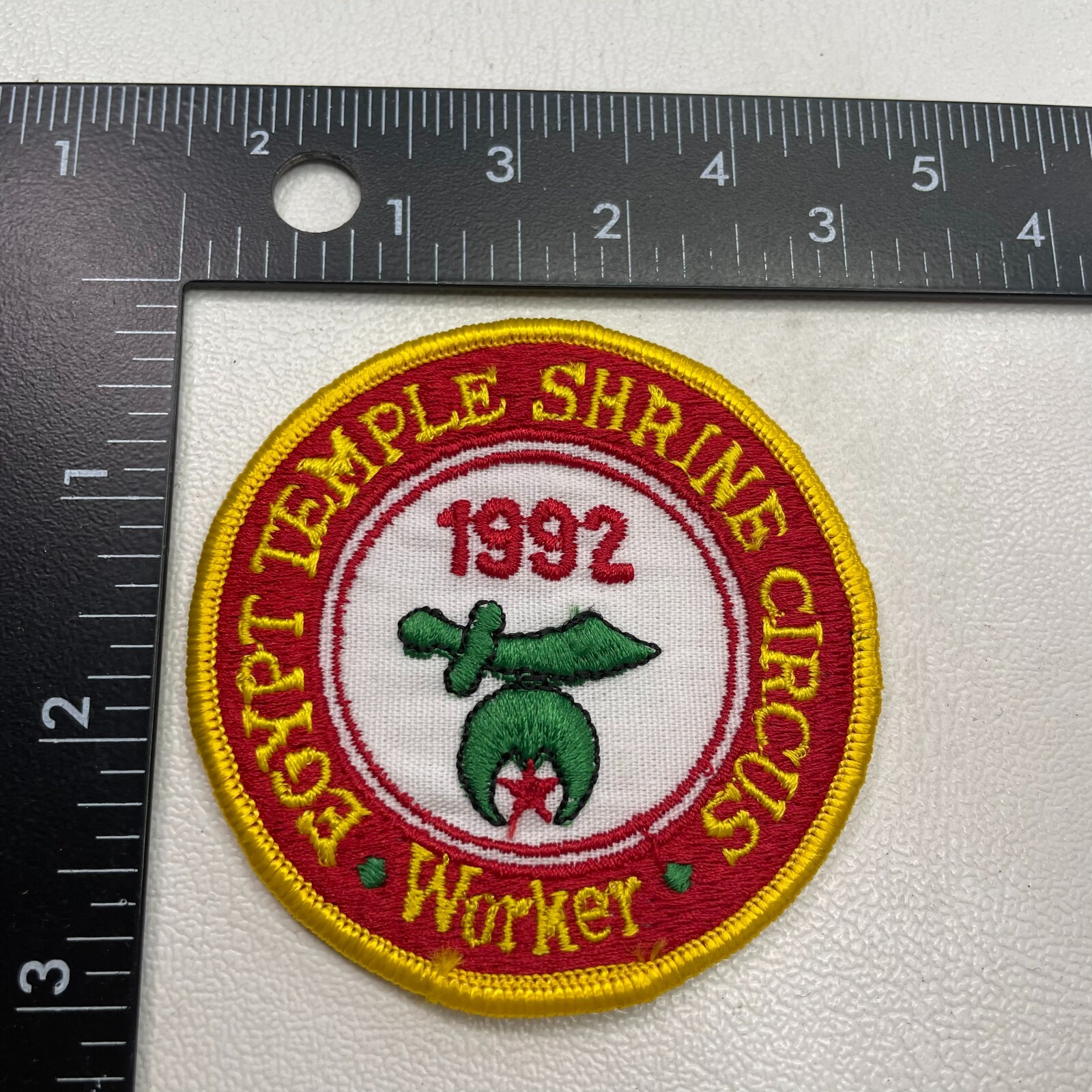 Vtg 1992 Shrine Shriner EGYPT TEMPLE SHRINE CIRCUS WORKER Florida Patch ...