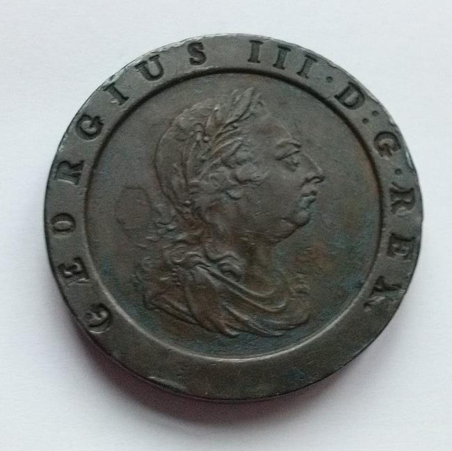 1797 King George III Copper Twopence Coin Near Extra Fine | eBay UK