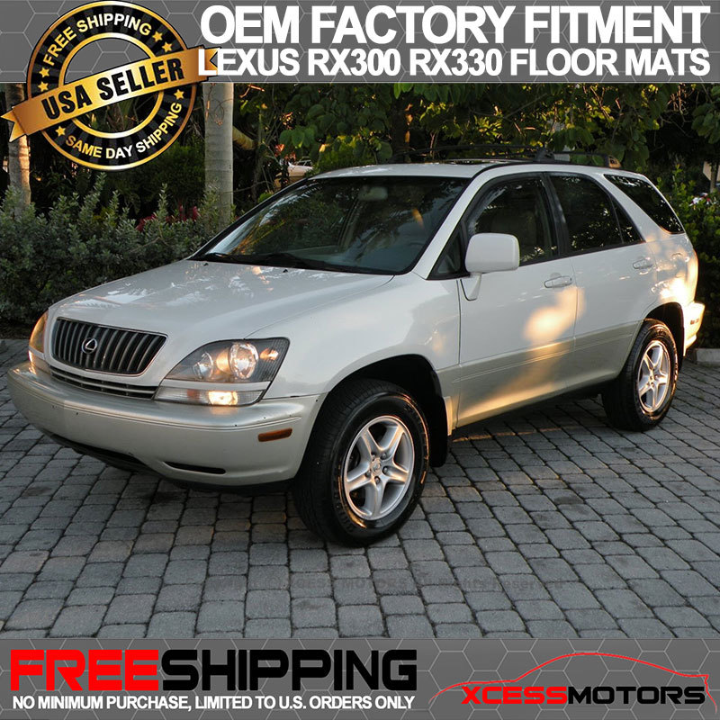 Fits 99-03 Lexus RX300 RX330 OE 4PCS Floor Mats Carpet Front Rear Nylon ...