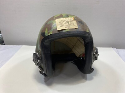 B-52 Camo Hgu-22p Flight Helmet Shell, used-demil Medium Carswell Tags ...