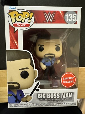 Funko Pop Big Boss Man #135 GameStop Exclusive | eBay