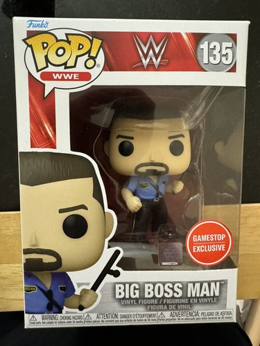 Funko Pop Big Boss Man #135 GameStop Exclusive | eBay
