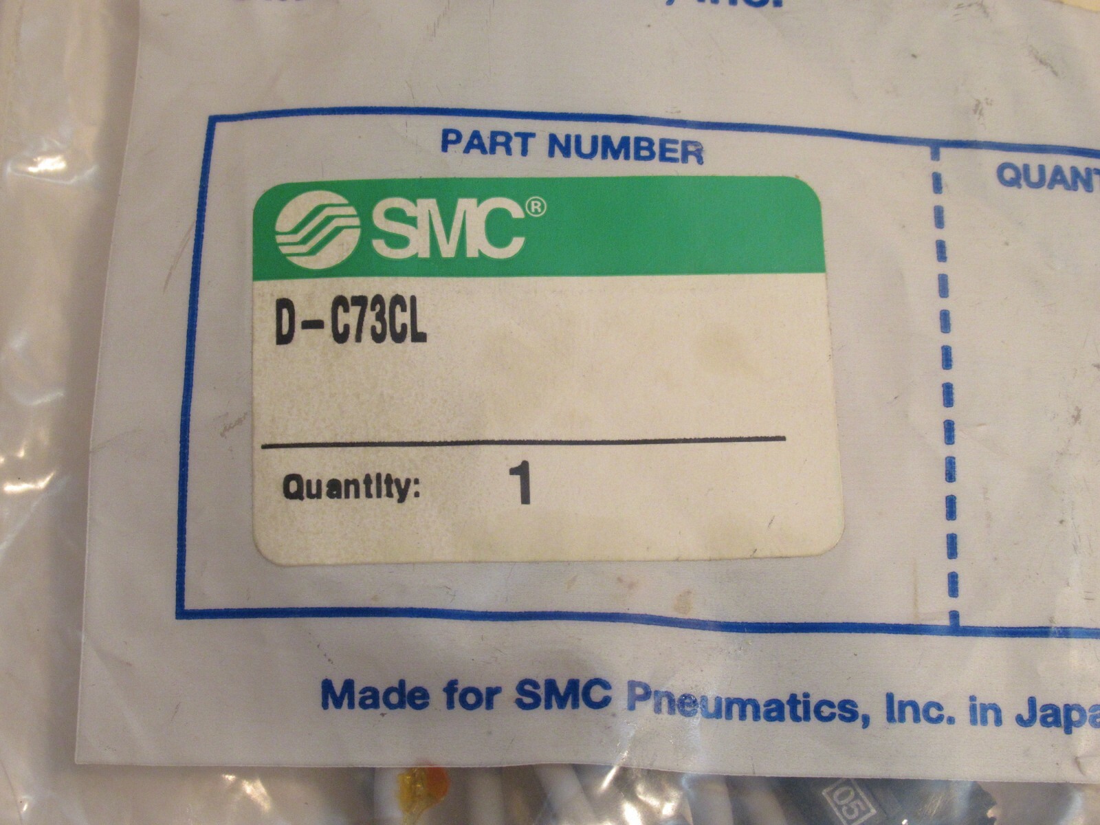 SMC D-C73CL DC73CL ACTUATOR AUTO SWITCH NEW | eBay