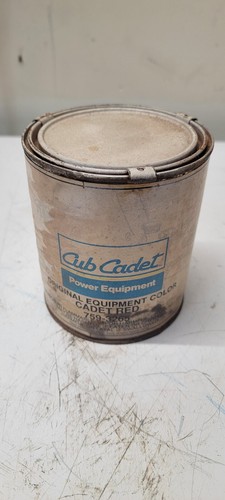 Vintage Cub Cadet Quart Cadet Red Enamel Can | eBay