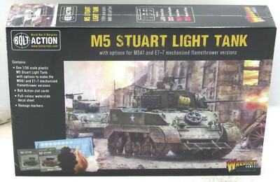 Bolt Action 402011303 M5 Stuart Light Tank (M5A1 & E7-7 Flamethrower ...