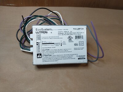 LUTRON EcoSystem TVI-LMF-2A 0-10V Interface - Fast Ship 784276005739 | eBay