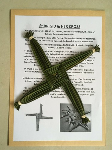 St Brigid's Cross Ireland. Handmade from Irish Reeds | eBay