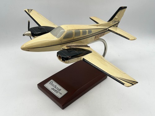 Beechcraft Baron G58 Airplane Plane Wood Desk Model - 11" Inches Long ...