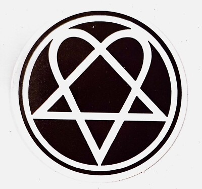 HIM Heartagram Logo Rock Band Music Waterproof Vinyl Sticker | eBay