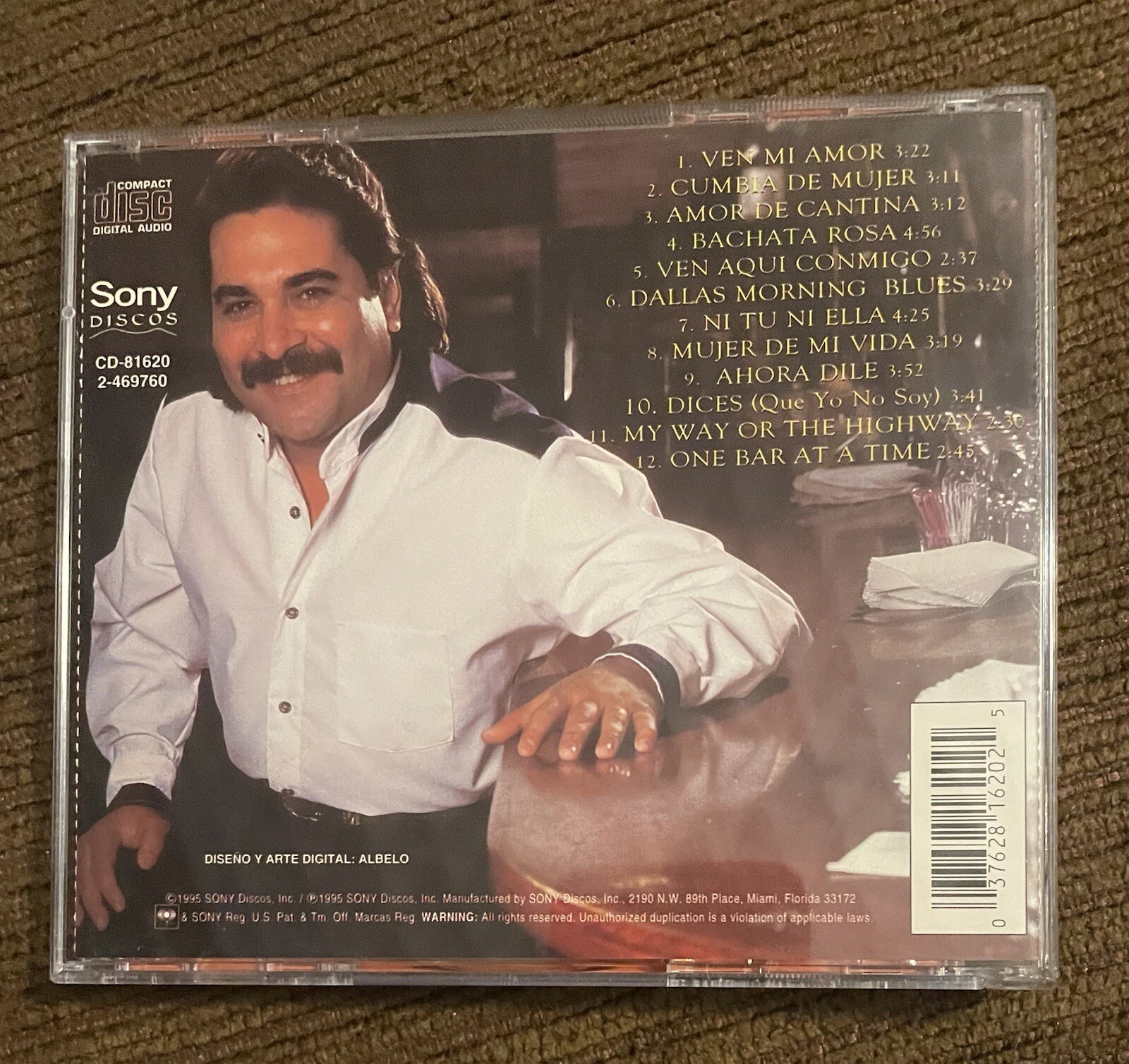 Ram Herrera - Cd - Ven Mi Amor - Latin Tejano Chicano Tex Mex USED RARE ...