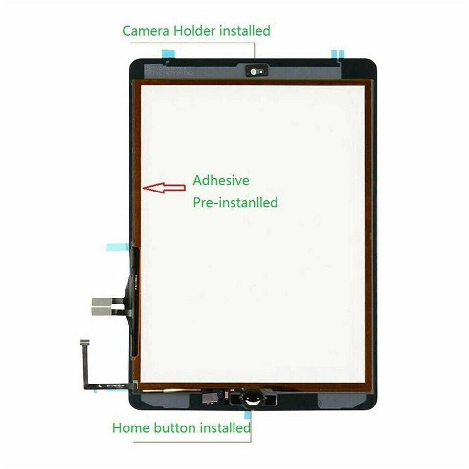 For iPad 6 6th Gen A1893 A1954 Touch Screen Digitizer Replacement IC ...
