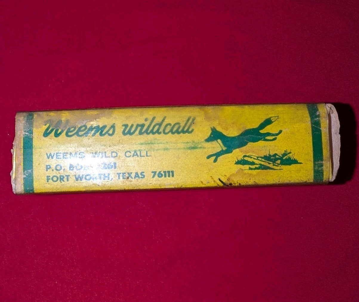 Weems Wild Call Vintage Fox Wolves Cats Collectible | eBay