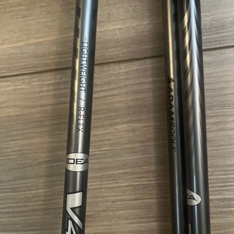 Adams Idea Tech V4 Hybrid Iron Set 4, 5, 6 Idea V4 R Flex Shafts Adams ...