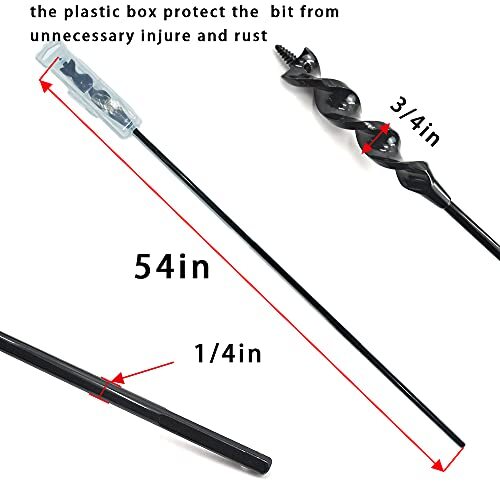 Flexible Installer Drill Bit Fish Bit For Pulling Wire Through Tight ...