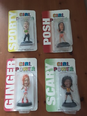 4 x SPICE GIRLS ACTION FIGURES. Girl Power Toys. Posh , Sporty , Scary ...