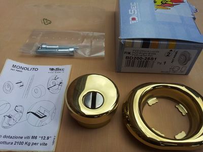 Disec DEFENDER MONOLITO BD201-25S1 serrature MOTTURA CISA inter. fori ...