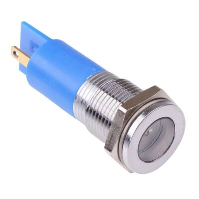 Blue LED 14mm Panel Indicator 24VDC APEM Q14F1CXXSB24 | eBay