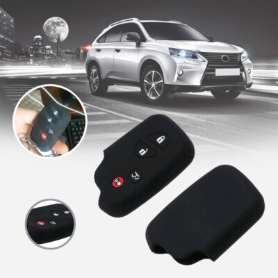 Car 4 Buttons Silicone Key Fob Covers Case For Lexus ES240 ES350 RX270 ...