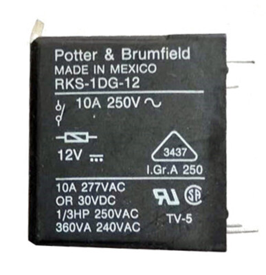 1PC TYCO Relay RKS-1DG-12V 12VDC Power Relay 10A 277VAC 4Pins | eBay