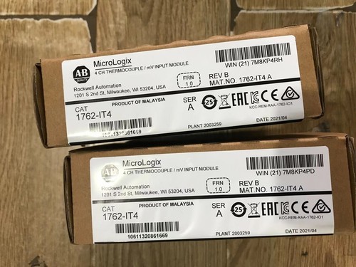 NEW Allen-Bradley 1762-IT4 SER A MicroLogix Themocouple/mV Module ...