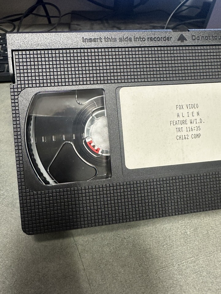 Alien (VHS, 1979) Fox Video Promo Screener Production Demo **RARE HTF ...