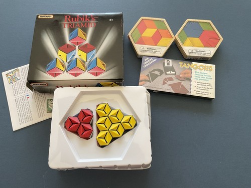 Rubik’s Triamid by Matchbox PLUS 3 x Tangoes Tangram Puzzles/Games New ...