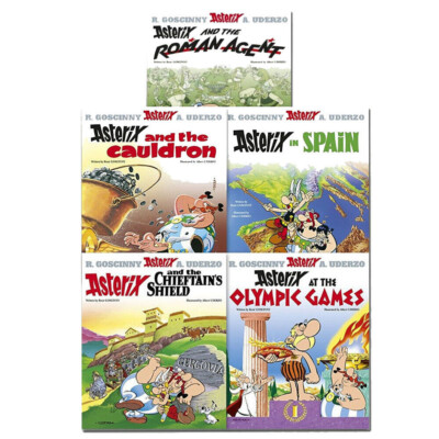 Asterix Omnibus Series 3 Collection 5 Books Set by Rene Goscinny (Book ...