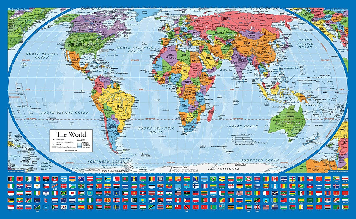 World Map Continents