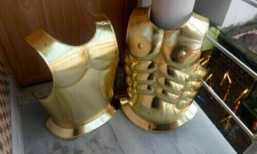 Medieval Knight Templar Armor Jacket Greek Muscle Steel Jacket Costume ...