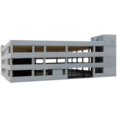 HO Scale 1:160 Morden Parking Lot Building Scenes Model Assembled Toy ...