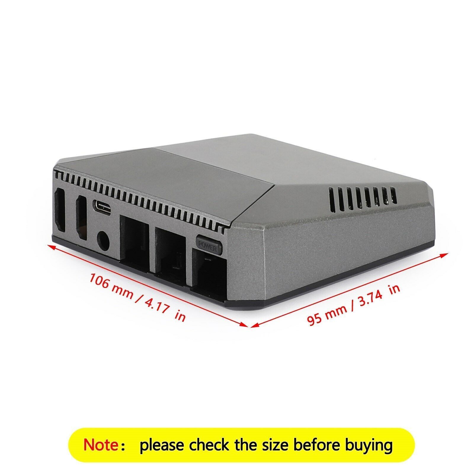 2021 Alu Case Shell Multifunction Cover For Raspberry Pi 4 Model B With ...